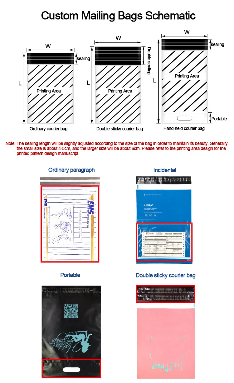 Wholesale Blank Logo Black Plastic Shipping Satchels Courier Mailer ...