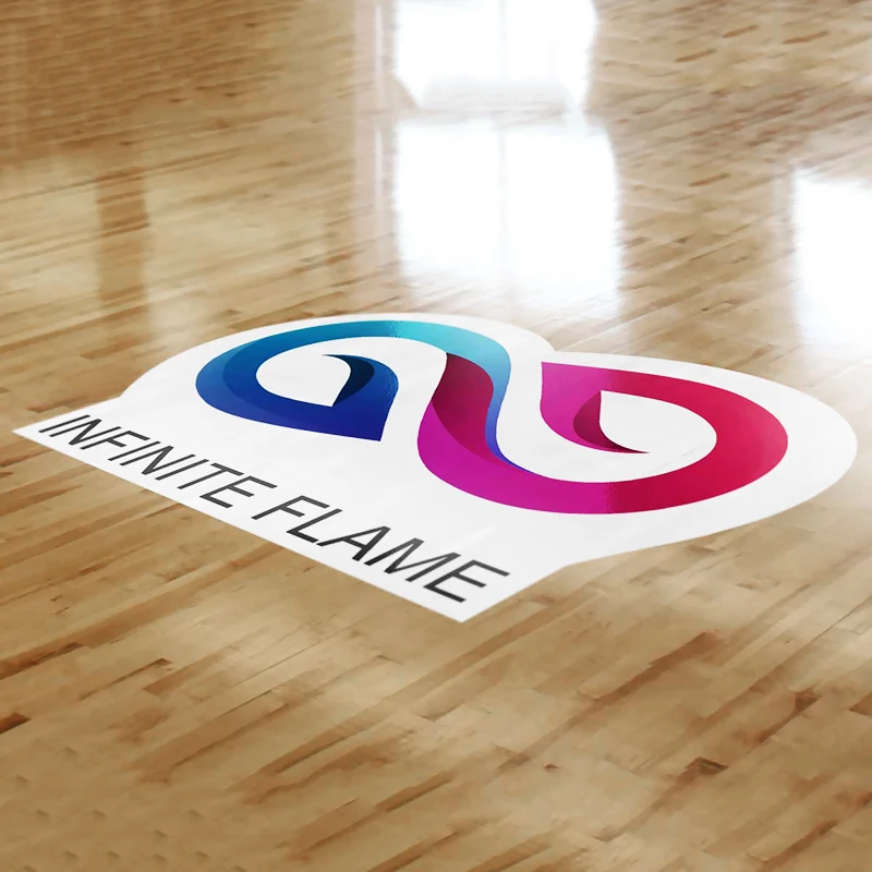 6ft Floor Sign Sticker - Custom Die Cut Vinyl Safety Sign