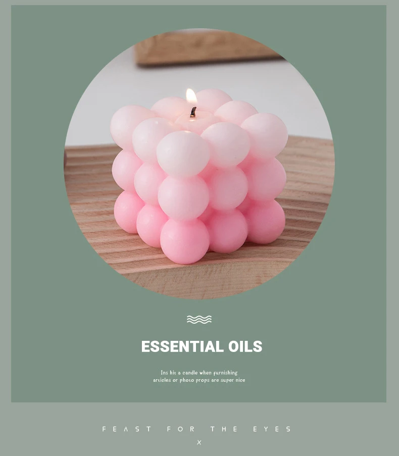 Factory Wholesale Cute Bubble Scented Candle Gift Girls Bedroom Ins ...