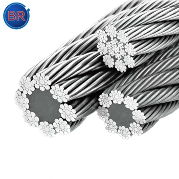 Elevator Rope Ungalvanized Wire 8x19s+fc 8x19+iwrc - Buy High Carbon Steel Wire,Elevator Rope ...