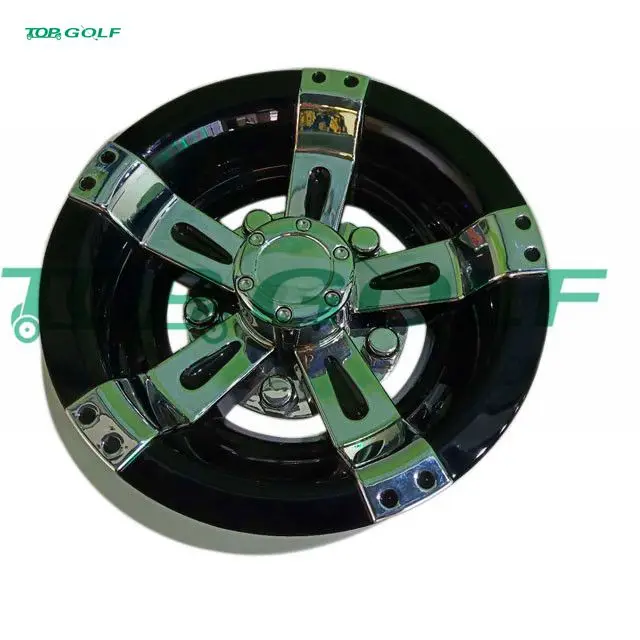 10 Inch Golf Cart Wheel Covers Chrome Hubcaps Wheel Covers For Club Car ...