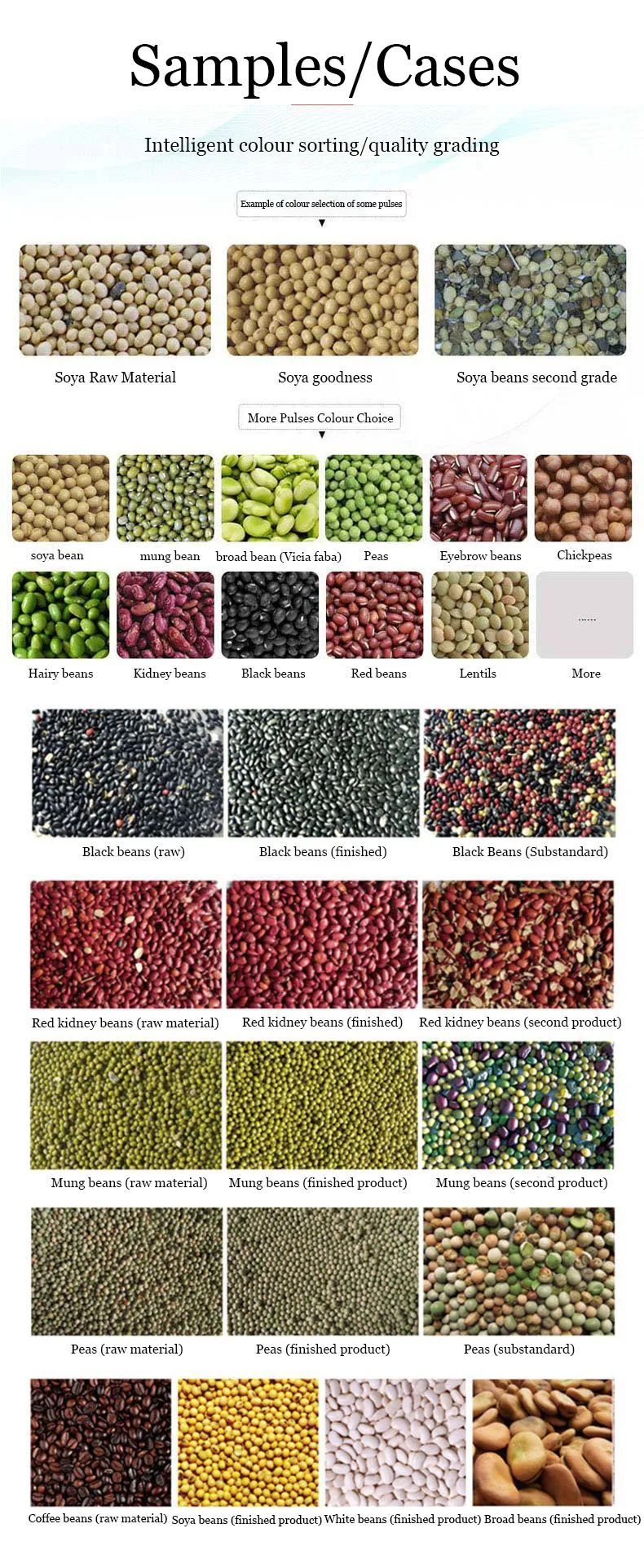 Seed Color Sorting Machine Coriander Seeds Soya Beans Color Sorter ...