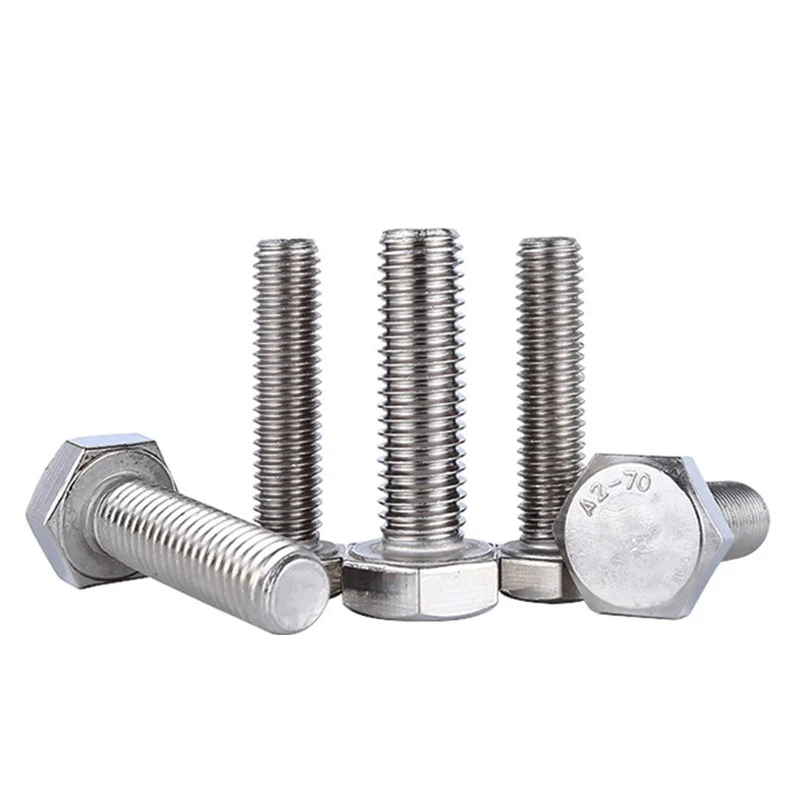 Stainless Steel Bolt And Nut M16 X 100 M10x125 316 Grade M38 M26 Perno Hexagonal M8x2 M32 Bolts ...