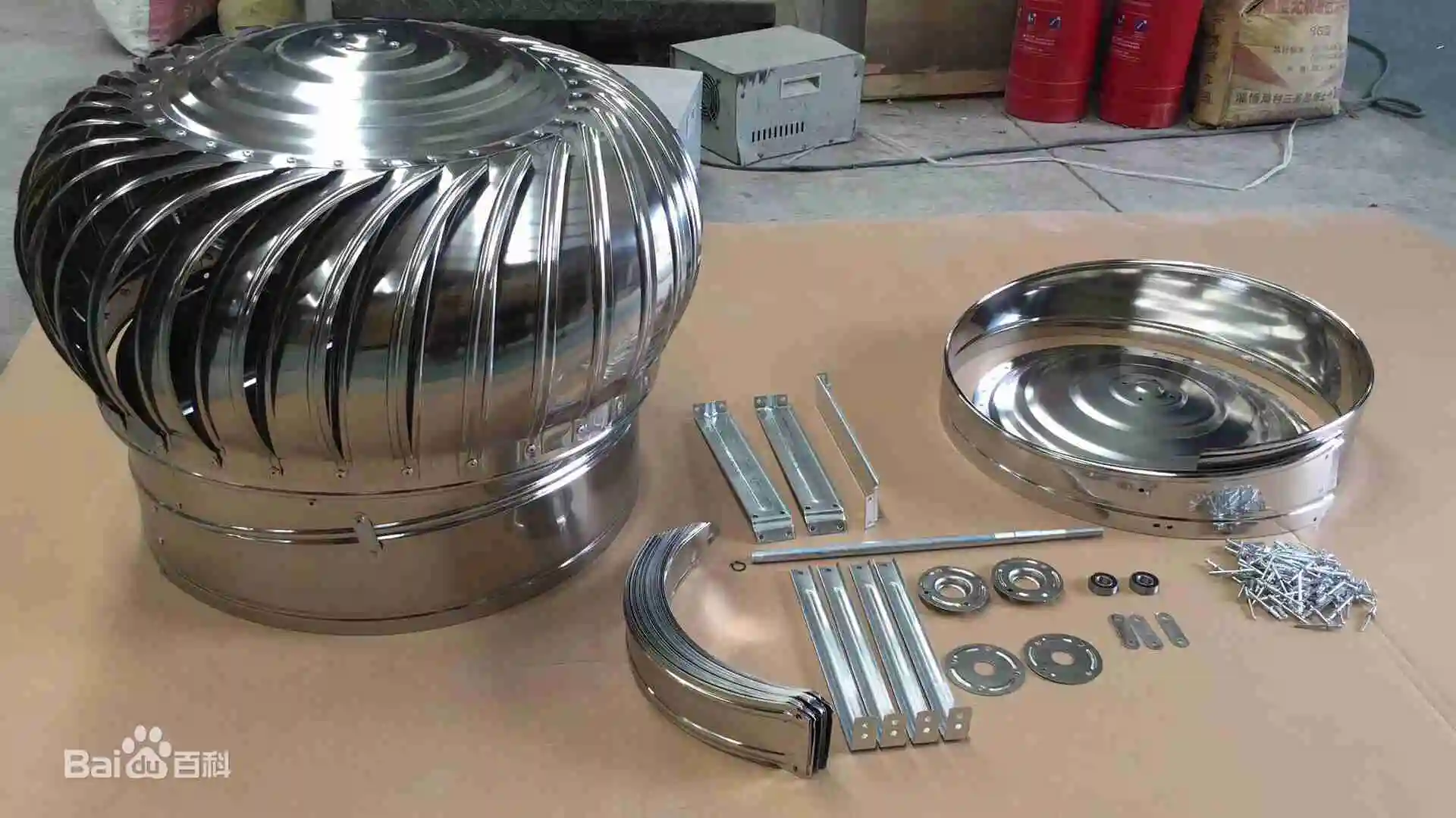 FM Industrial Roof Top Mounted Wind Driven Extractor Ventilation