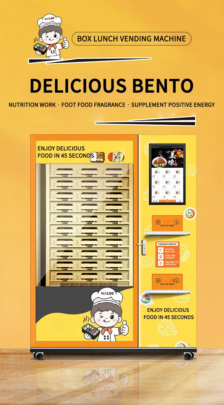 Japanese Box Lunch Vending Machine Food Vending Sandwich Smart ...