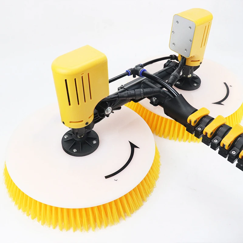 Zhenda Double Head Dual Power Supply Version Solar Cleaning Panel ...