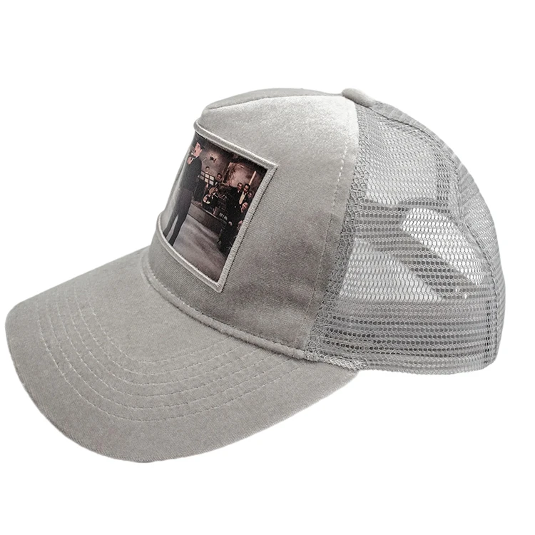 Velvet Cap Custom Trucker Baseball Hat Wholesale Revenite With Picture ...