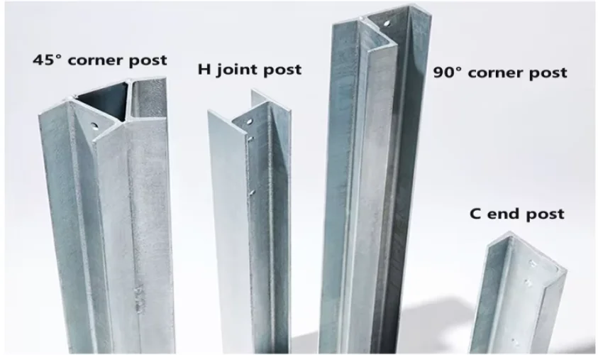 Galvanised Channels Steel Retaining Wall Post for Concrete Timber Sleeper
