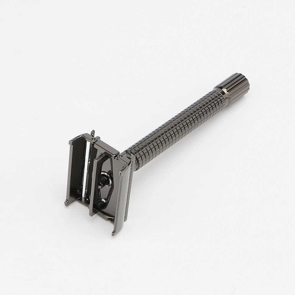 Eco Shave Safety razor Long Brass Handle Twist to Open&butterfly Open ...