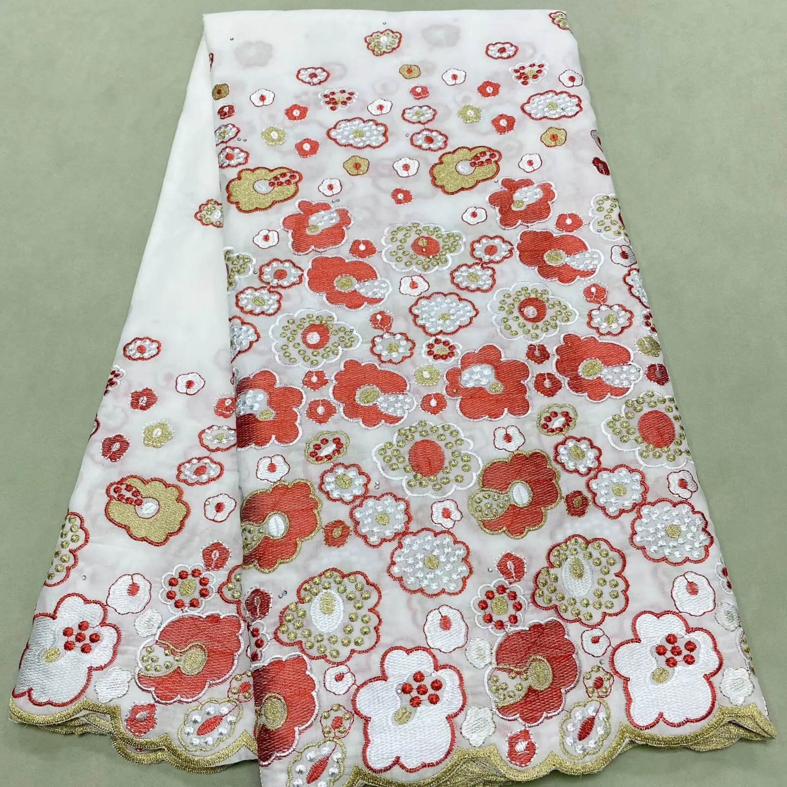 Shop Our New Arrival of Lafaya 100% Cotton Lace Fabrics