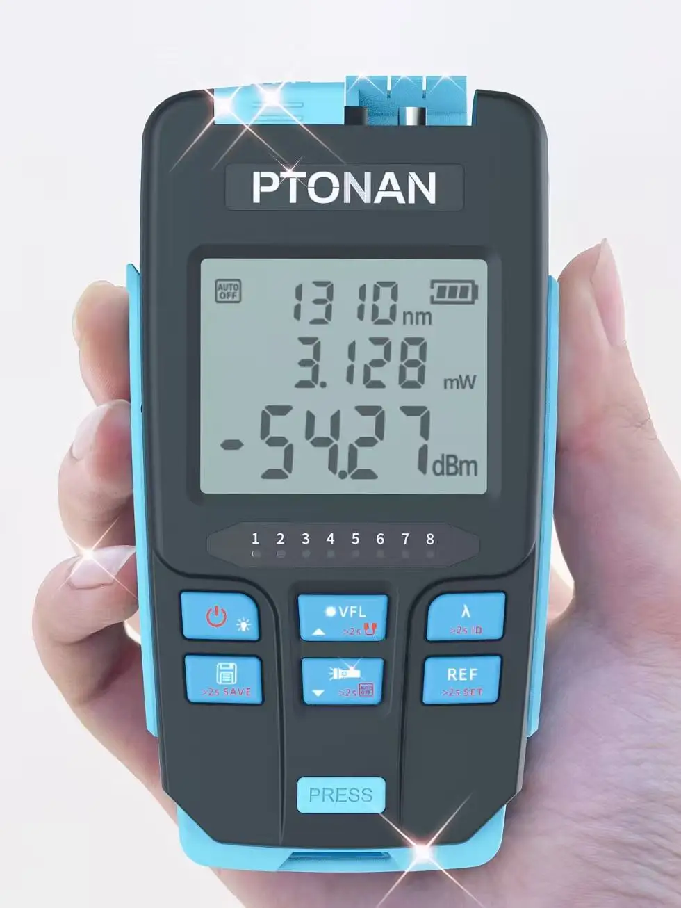 Rechargeable optical power meter, red light pen, all-in-one multi ...