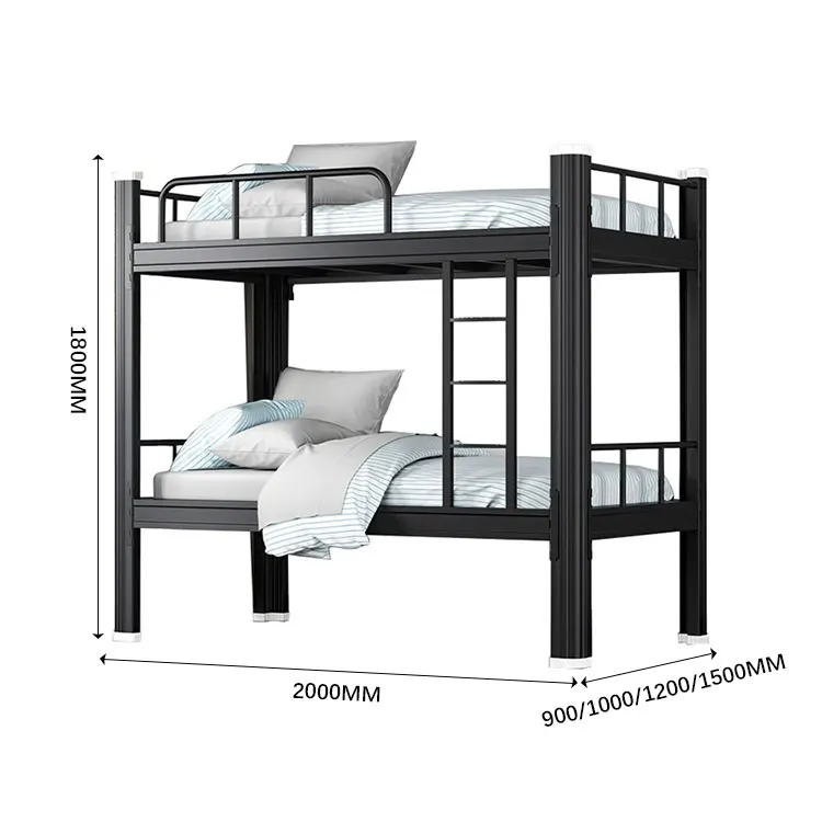 Alibaba.com: Queen double size, heavy duty metal bunk bed with storage ...