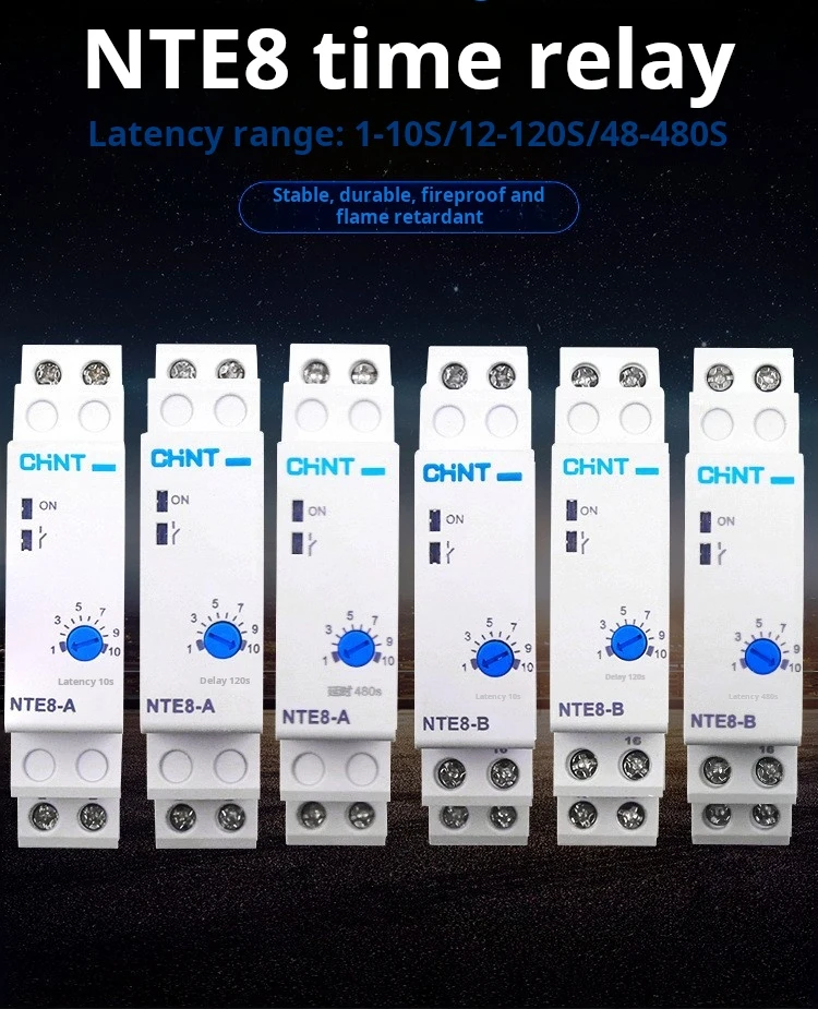 CHINT NTE8 Timer Delay Relay - High Power, Reliable Control