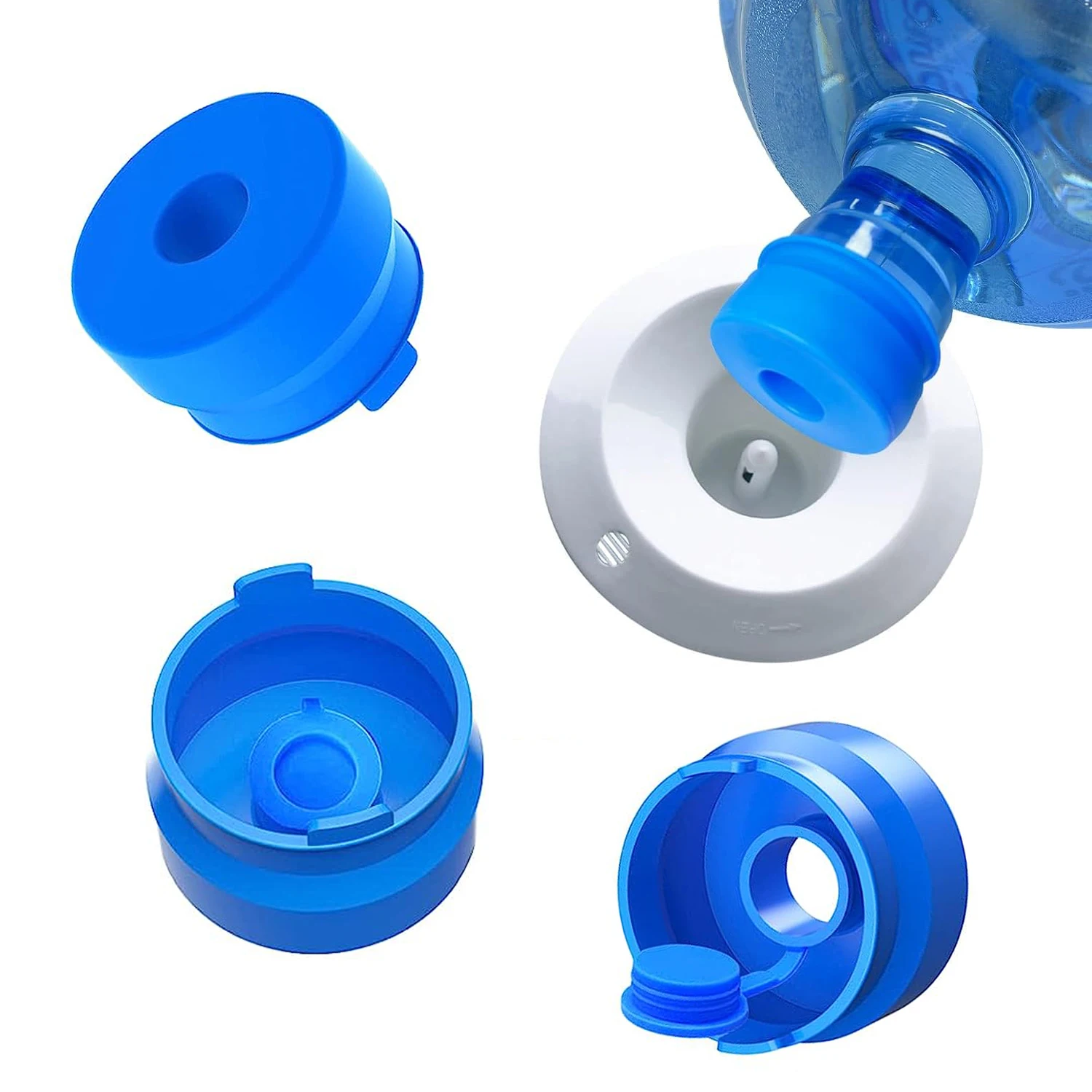 Non Spill Bottle Caps For 55mm Bottle Water Dispenser Caps Food Grade ...