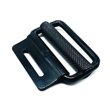 Black Color 2 Inch Slide Buckle With Lashing Steel Clip - Buy Steel ...
