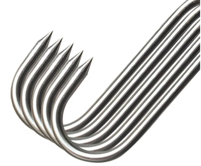 5mm Stainless Steel Butcher Hooks Hanging Meat Butcher S Hook Grill ...