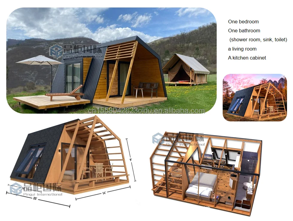 Modern Light Steel Structure Portable Cabin Flat Pack Container House ...