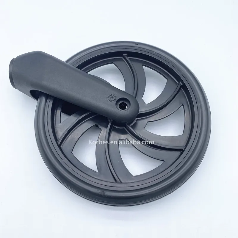 8" Universal Wheels With Fork Stem Spare Parts For Medical Rollator ...