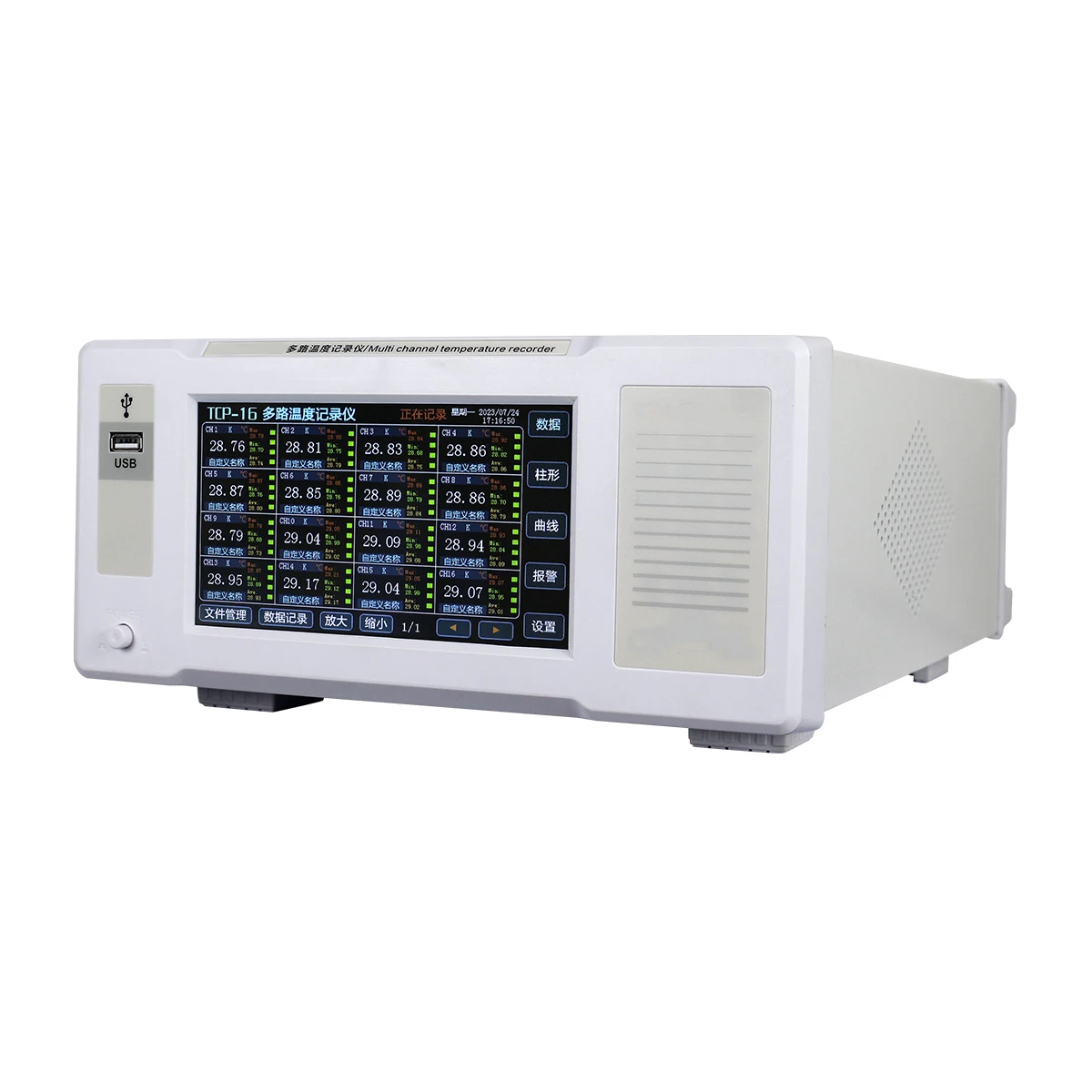 Myami Bench Multichannel Usb Temperature Recorder 8-64 Channel With 7 Inch Screen - Buy Bench ...