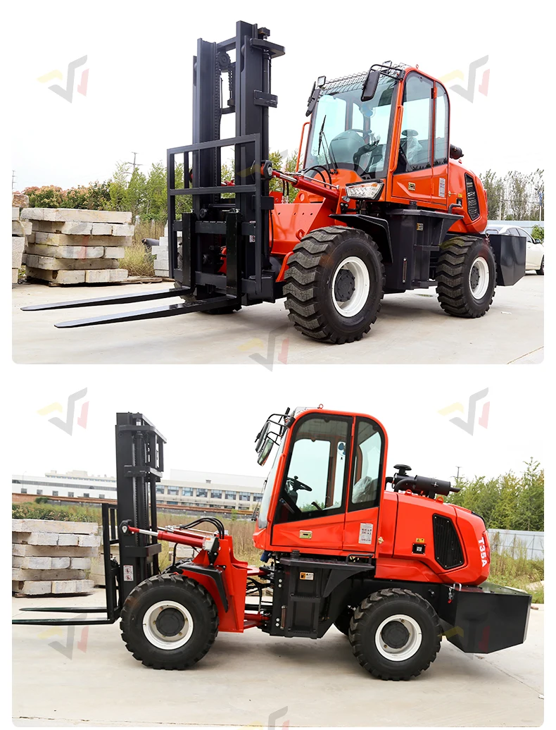 All Terrain diesel Forklift 3 Ton 4 Ton 5 Ton Trucks Off-road Forklift 4x4 Forklift| Alibaba.com