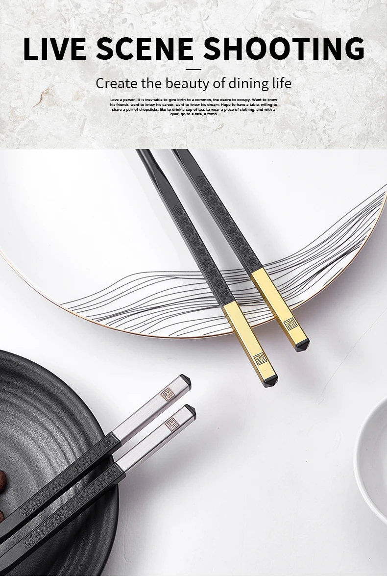 Personalized Stock Fiber Glass Chopsticks - Eco-friendly