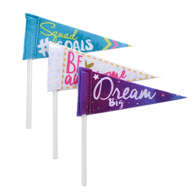 Felt Flag Sports Club Customized Printed Felt Bunting Sport Felt ...