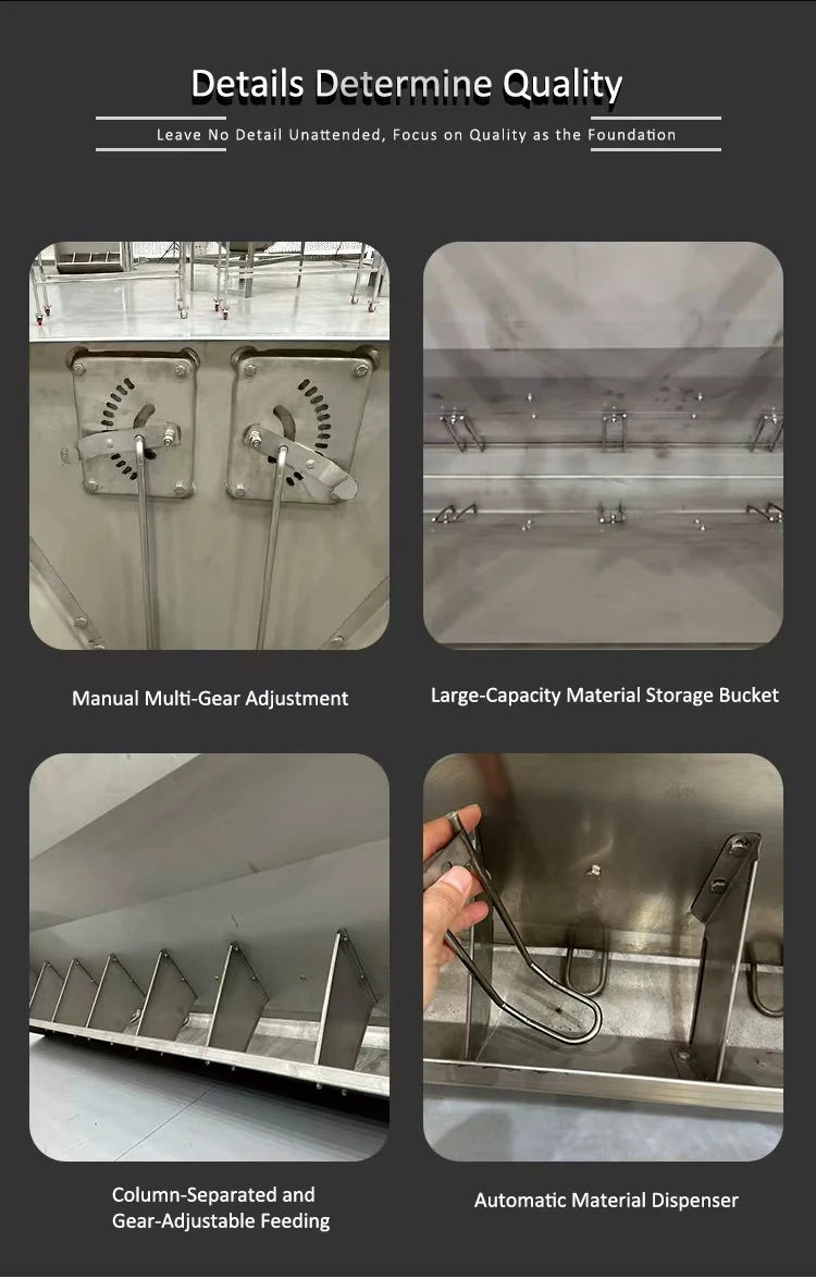 Automatic Steel Pig Feeder with Multi-Hole Partition Design| Alibaba.com