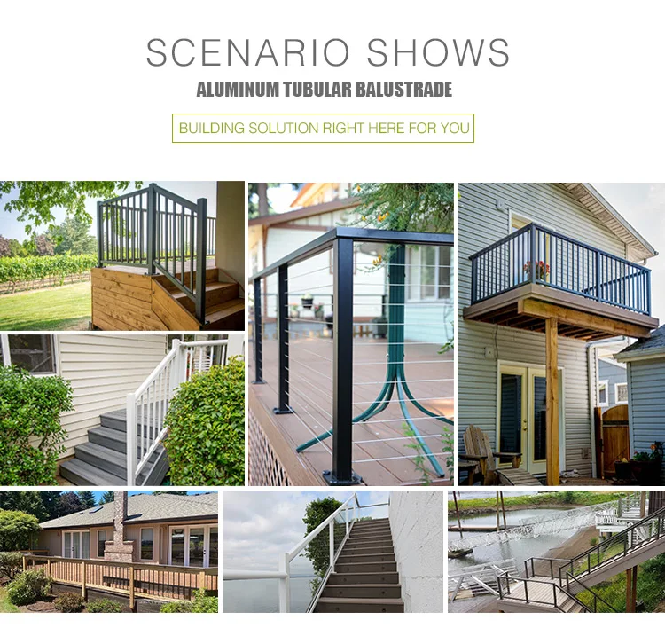 Metal Balustrade Design Aluminum Railing for Decks, Stairs, and ...