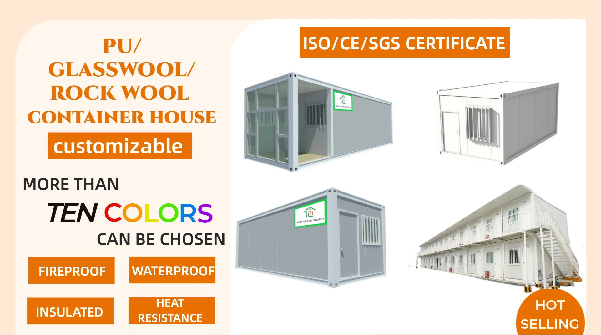 20 Ft Movable Isolation Rooms Container House Quick Install Container ...