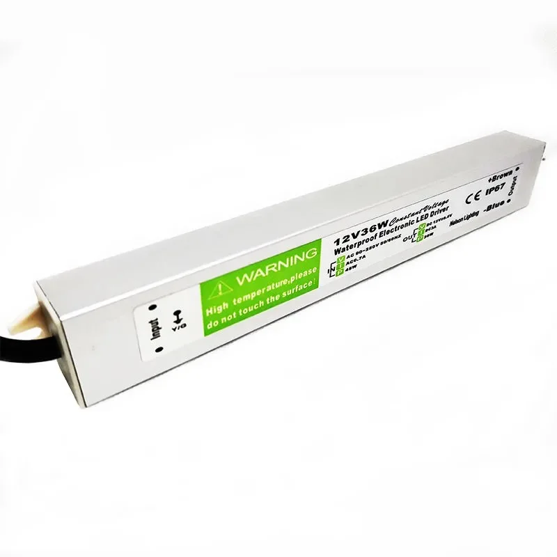 Outdoor Ip67 Led Driver 30w 12v 2.5a 36w Waterproof Led Driver 12v 24v ...