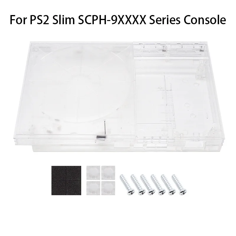 Transparent Replacement Shell for PS2 Slim Console