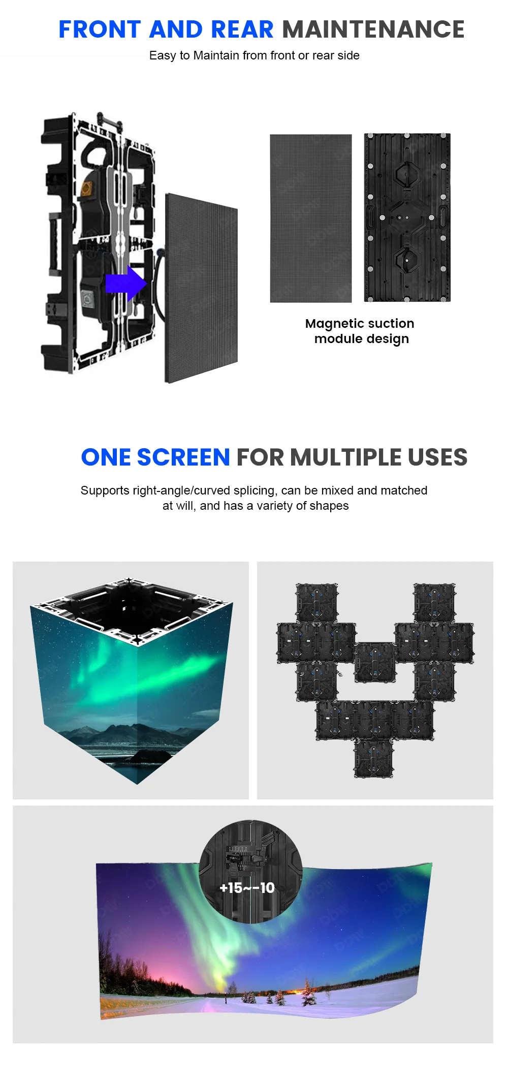 High Quality Lamp Beads Stage Rental Video Wall 3840hz Refresh Rate Led ...