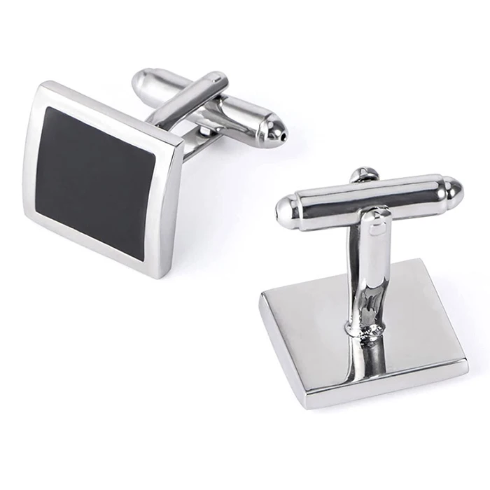 Wholesale Stainless Steel Men Cuff Link Tie Clip Shirt Brass Cufflink ...
