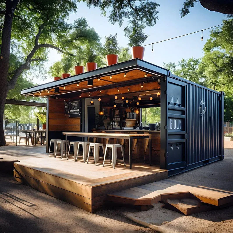 20/40 Ft Shipping Container Bar Design for Cafe/shop/booth