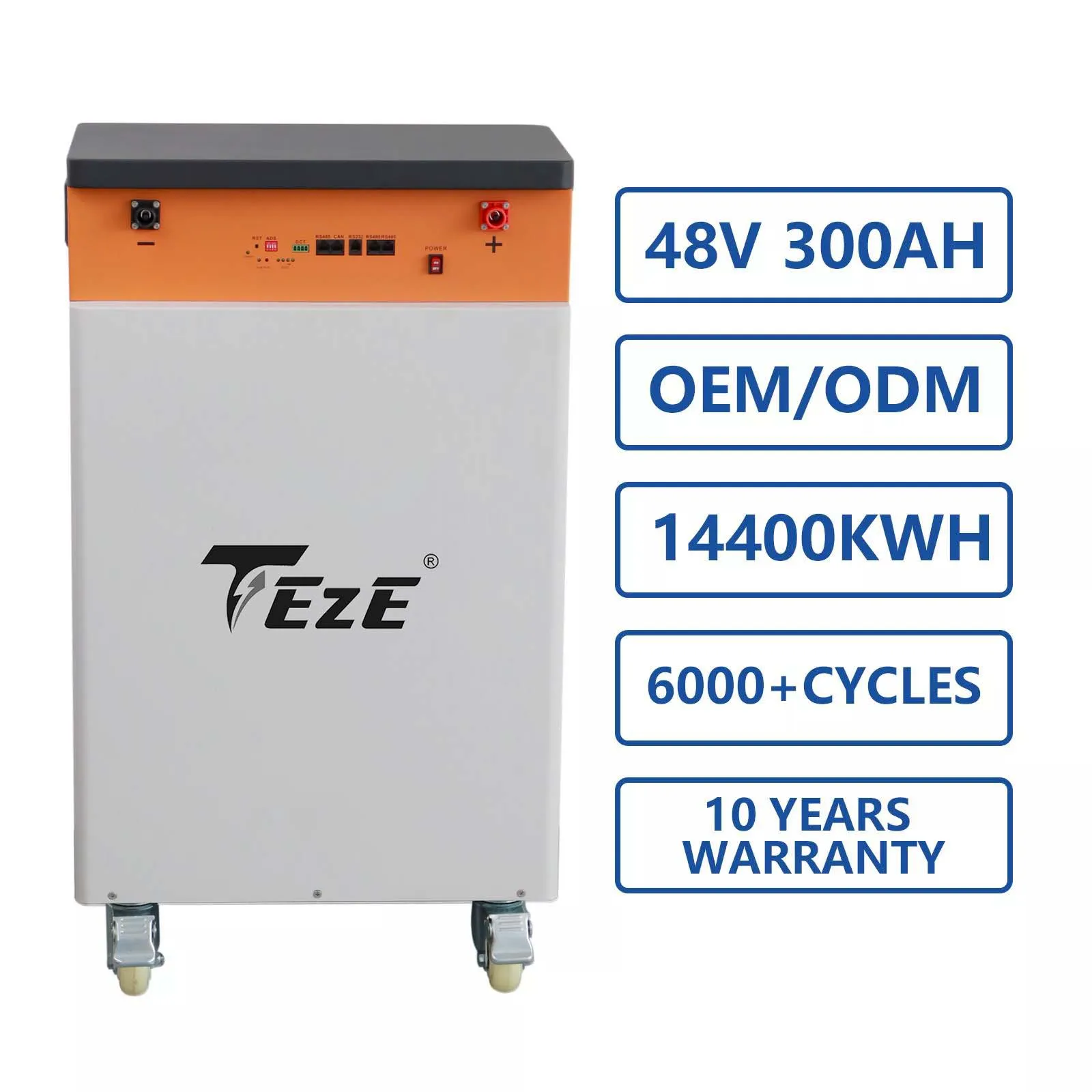 Grade A 15kwh Battery Pack Power Wall 48v 300ah Lifepo4 Energy Storage ...