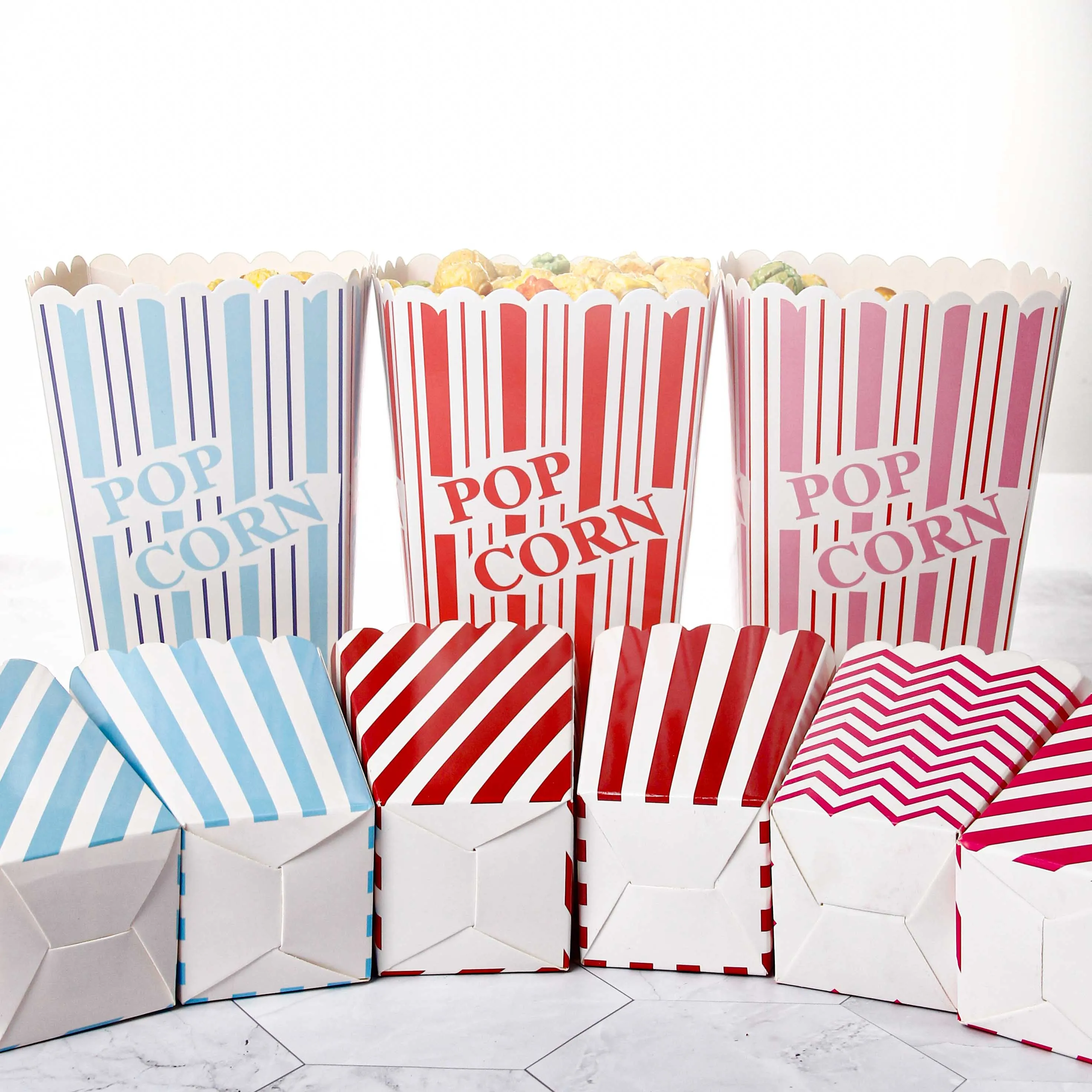 Yiwu Factory Disposable Cardboard Big Popcorn Boxes Packaging Fashion ...