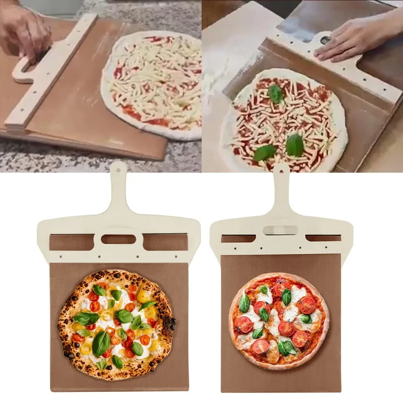 Sliding Pizza Spatula Food Pizza Tray Pizza Board Shovel For Home ...