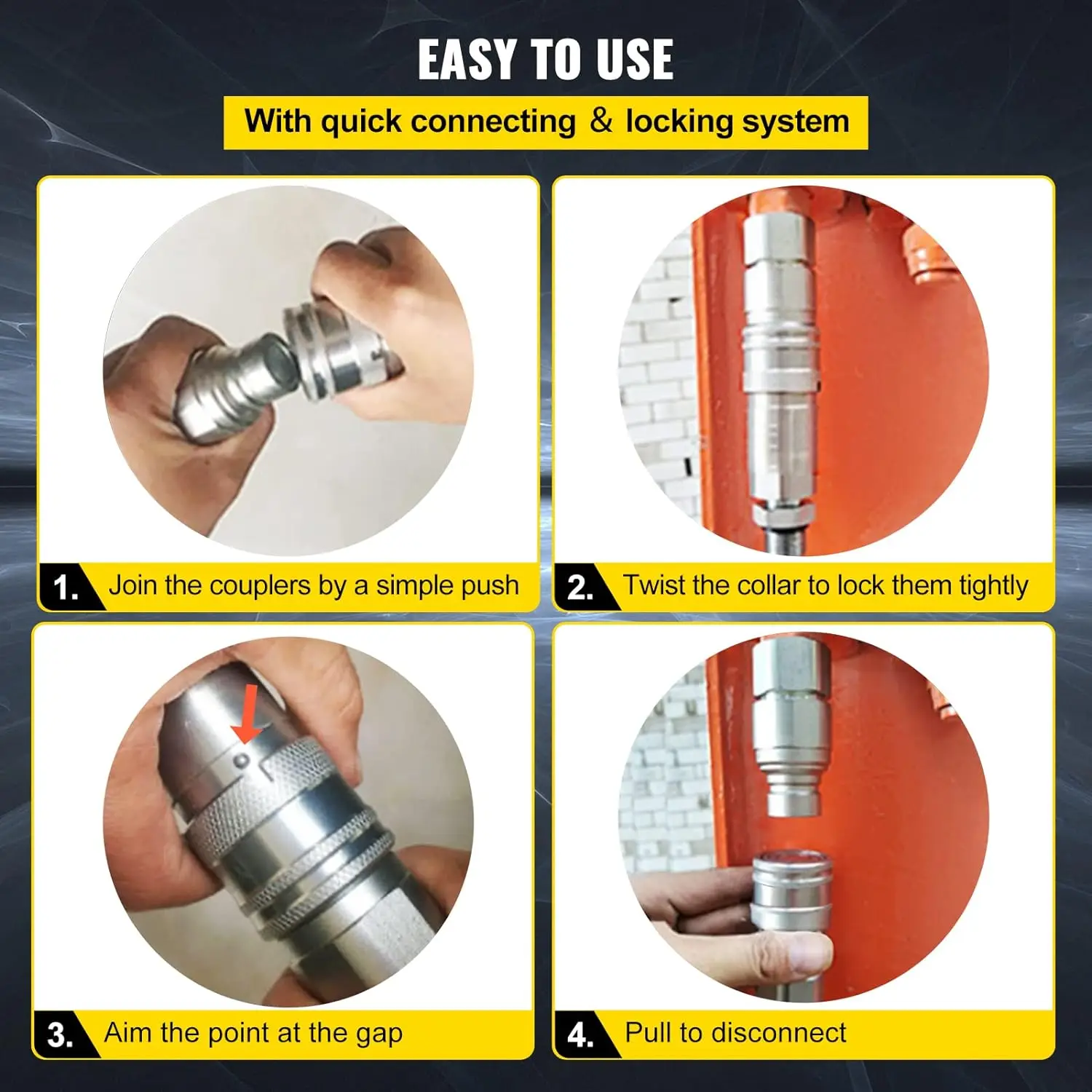Hydraulic Tractor Quick Connect Couplers Hydraulic Quick Connect ...