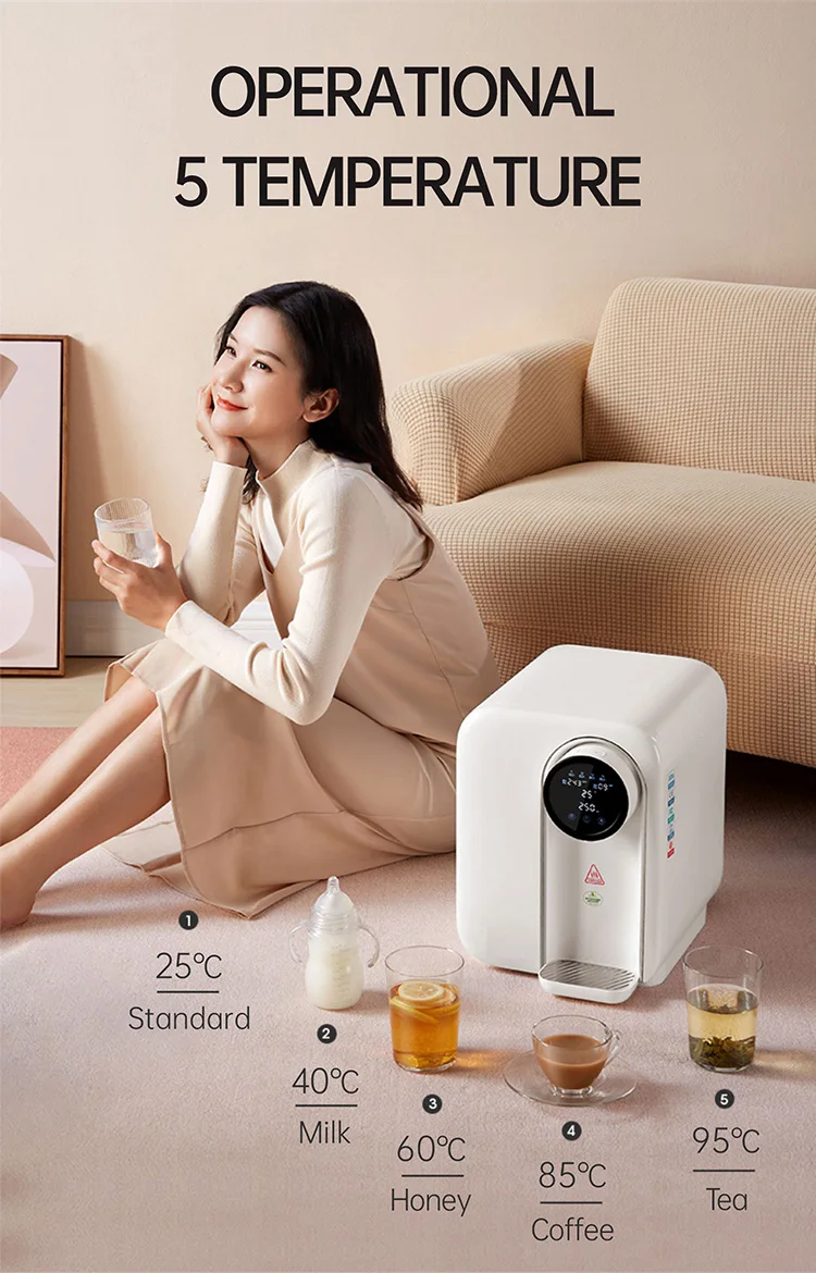 Korea Commercial Desktop Electric Alkaline Ro Water Dispenser And ...