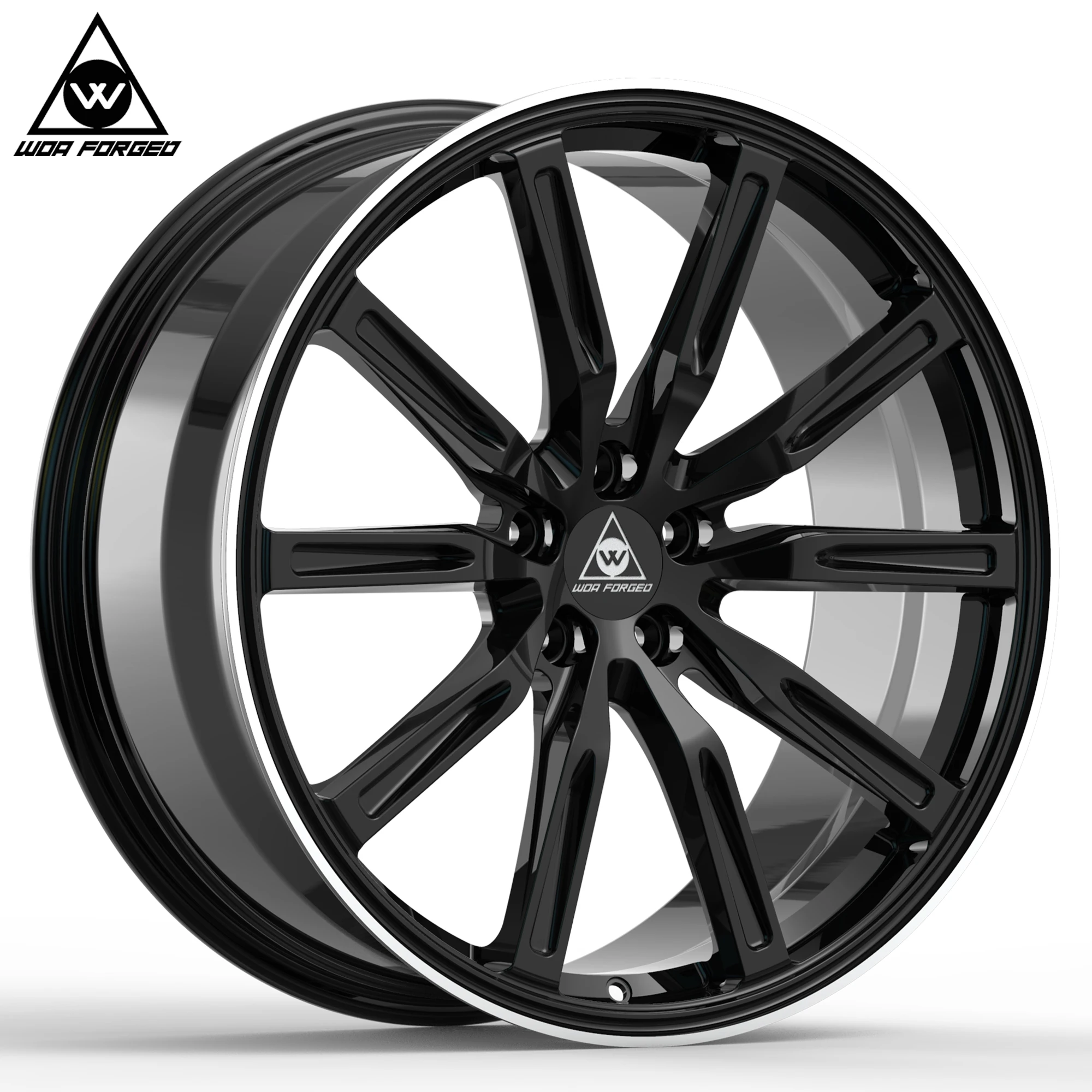 Woaforged Forged Rim Alloy Luxury Customized Black Wheel 17 18 19 20 21 ...