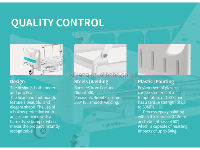 K3k Saikang Mobile Hospital Multifunction Patient Manual Medical Bed ...