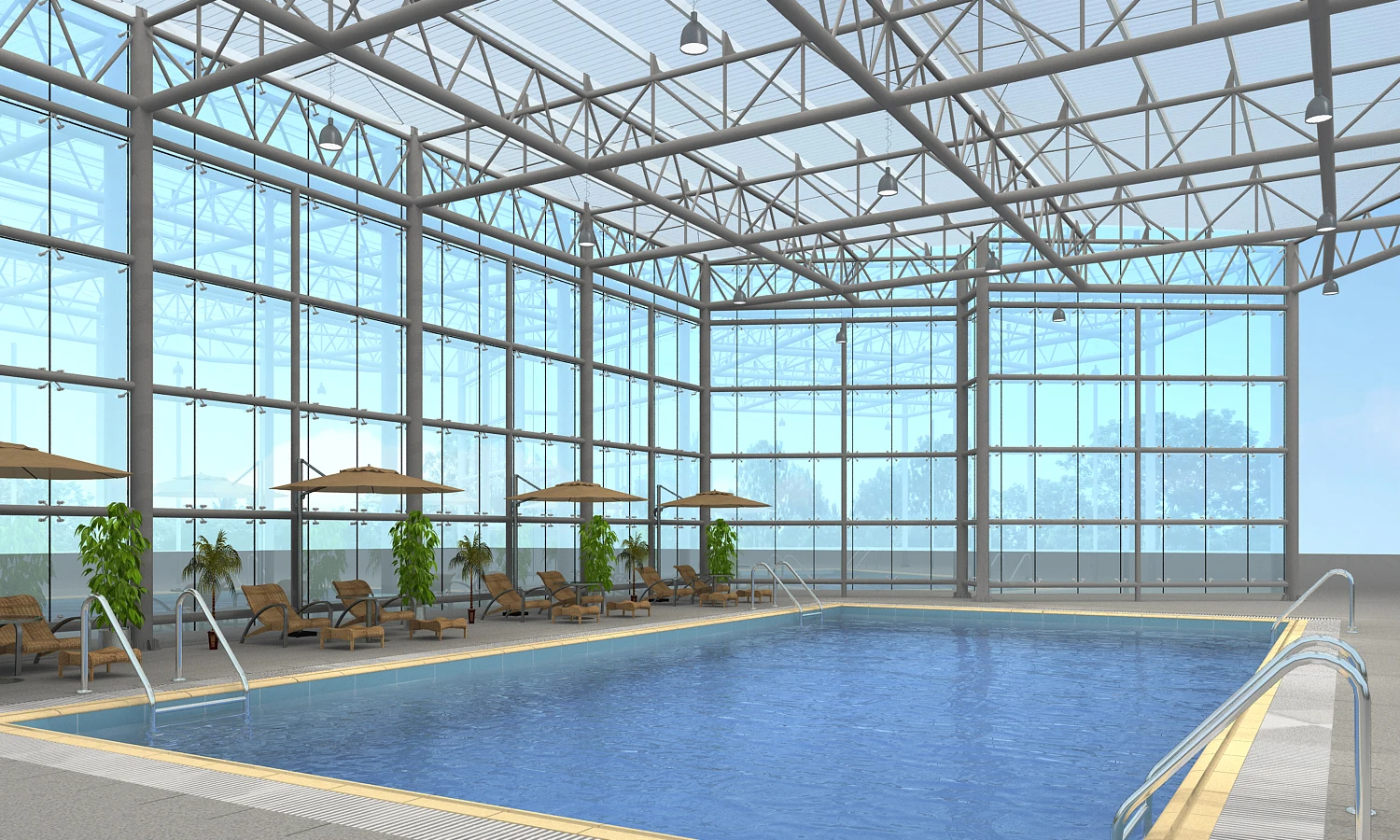 Prefab Steel Structures Swimming Pool Roof Metal Truss Roof| Alibaba.com