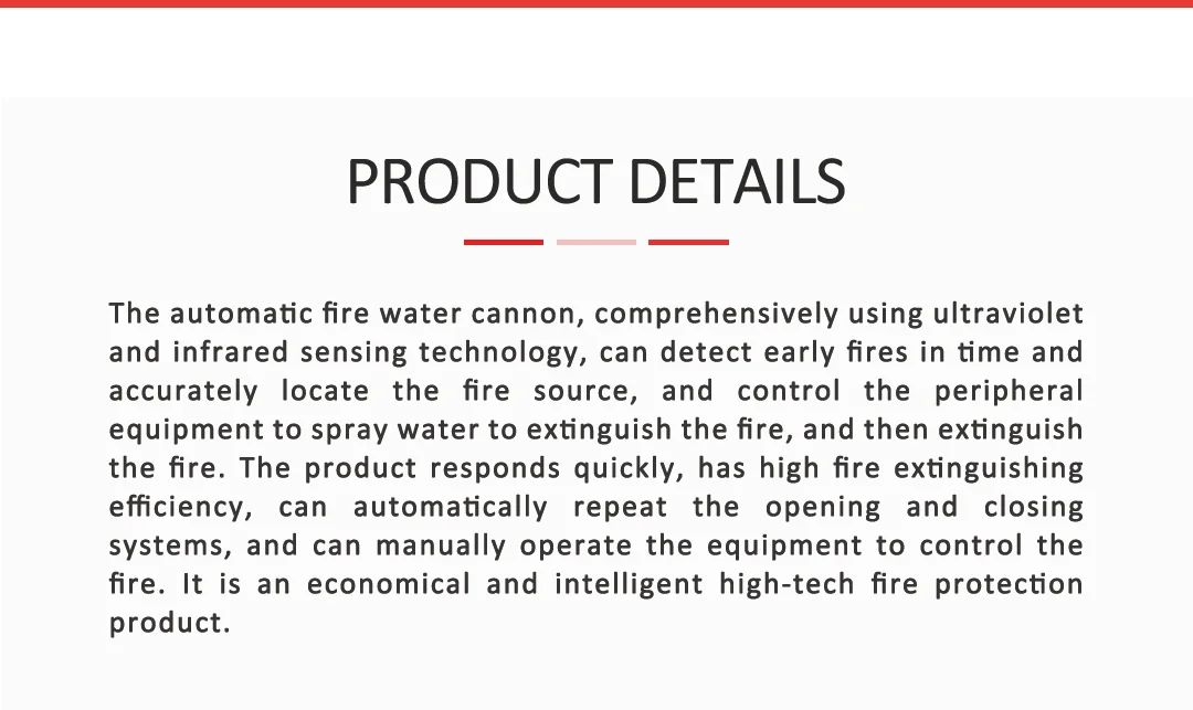 TANDA WCB-10 Automatic Fire Water Cannon - 10L Extinguish