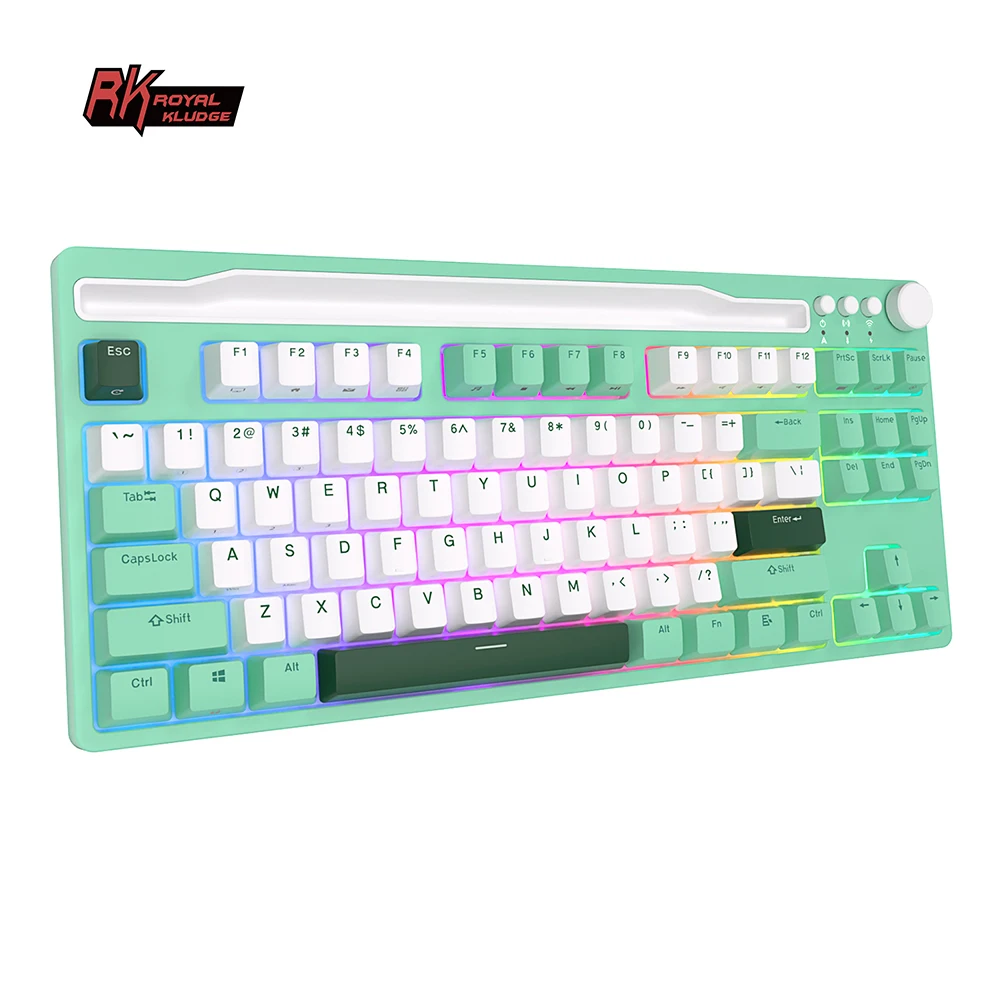 Royal Kludge Rk H87 Oem Rgb Tastiera Gaming Keyboard 87 Keys Tkl Diy ...