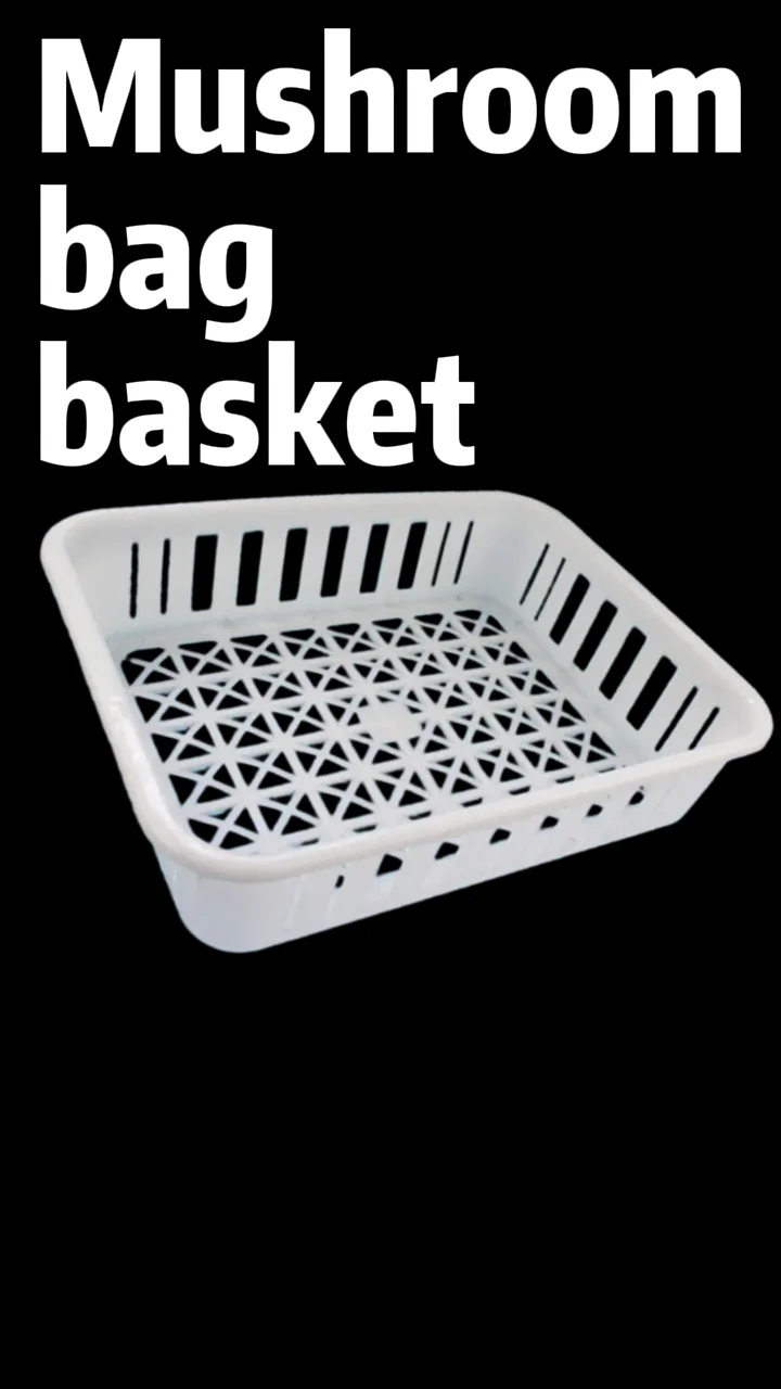 Portable Sterilization Plastic Crate Edible Fungus Turnover Basket ...
