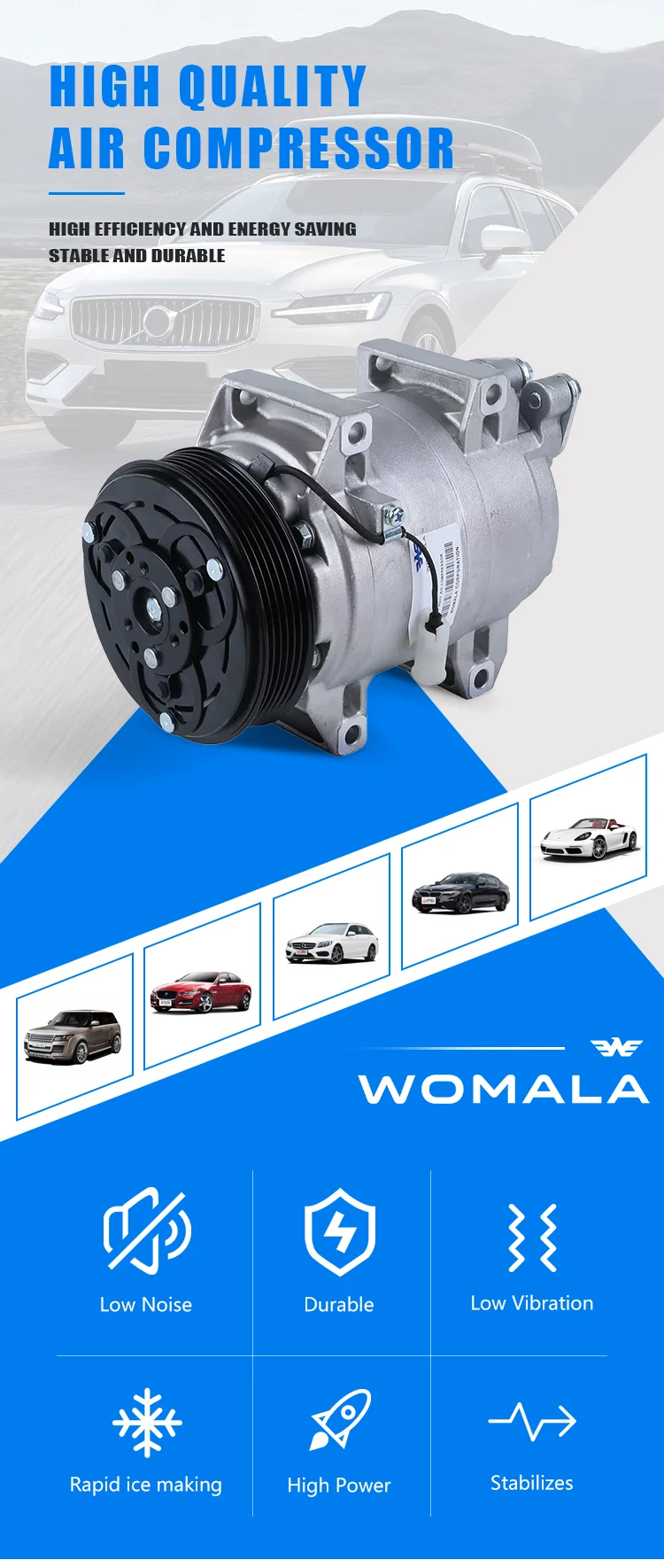 Volvo XC40 AC Compressor - Reliable & Efficient Performance