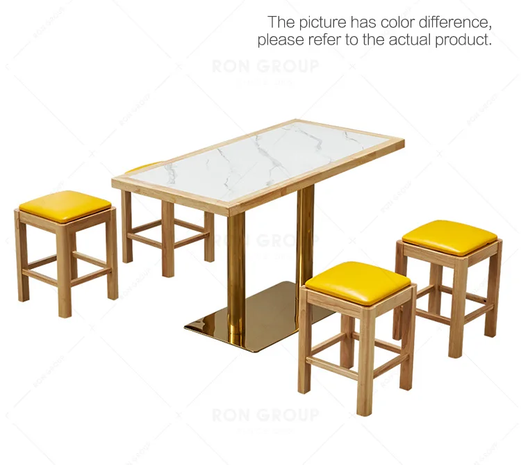 Wholesale Chinese Custom Coffee Shop Fast Food Tables