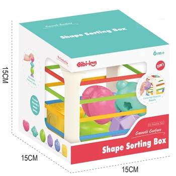 Sensory Learning Baby Sorting Cube Montessory Educational Activity ...