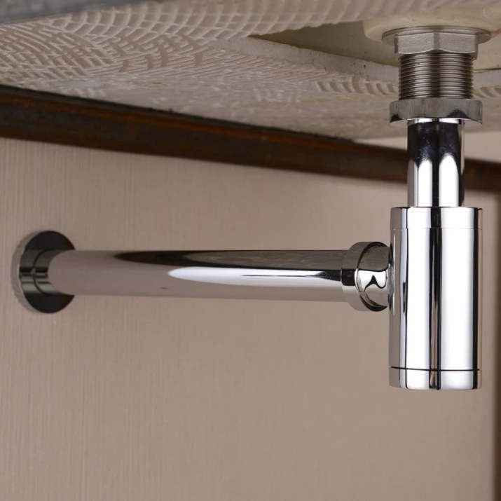 Brass Wash Basin Siphon Waste Pipe Drain - Trampa De Agua Para Drenaje