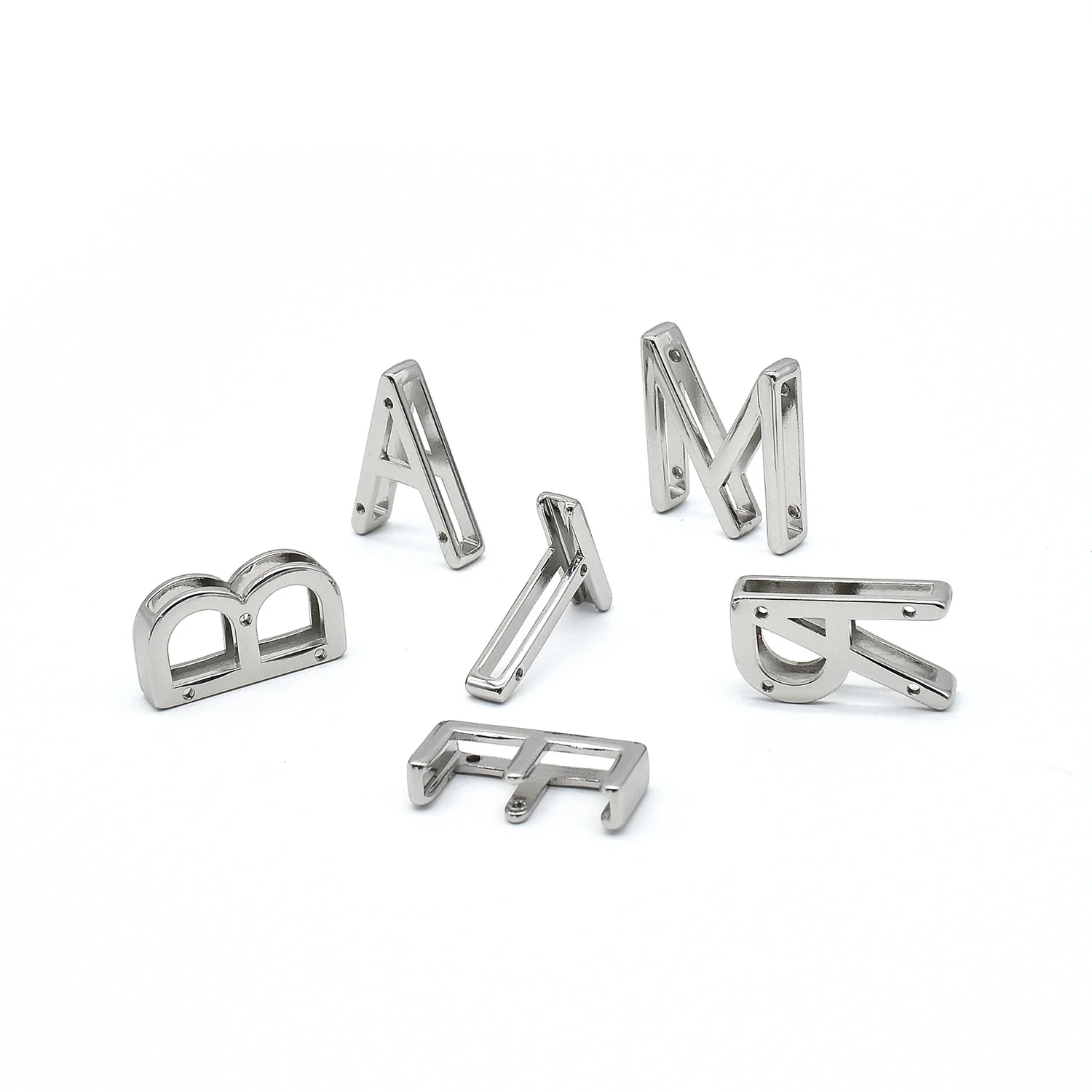 3d Small Metal Letters Alloy Alphabet Stamps Beads Letter Label Channel ...
